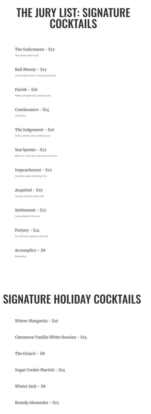 Hearsay Wine Bar menu in Stephenville, Texas, USA