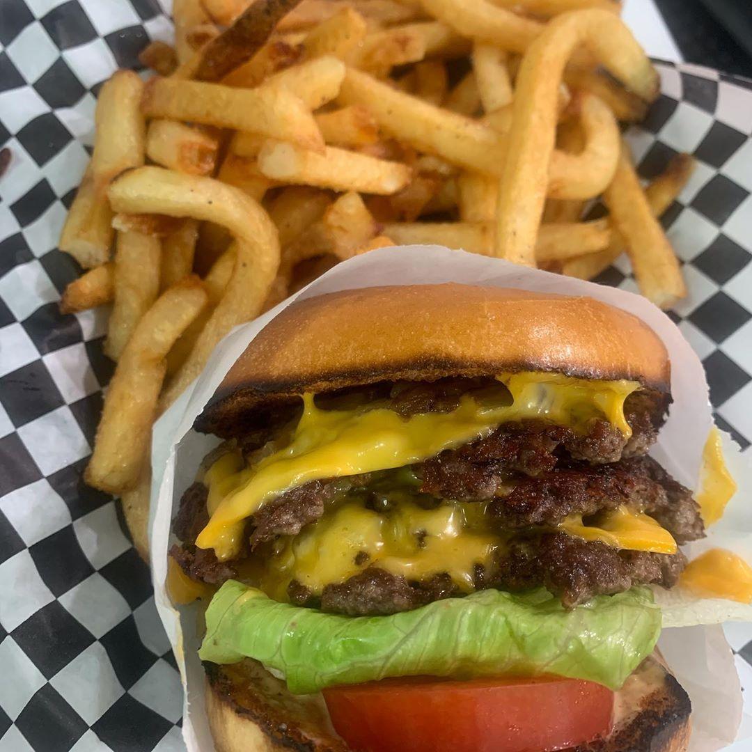 Hayes Burger menu in San Diego, California, USA