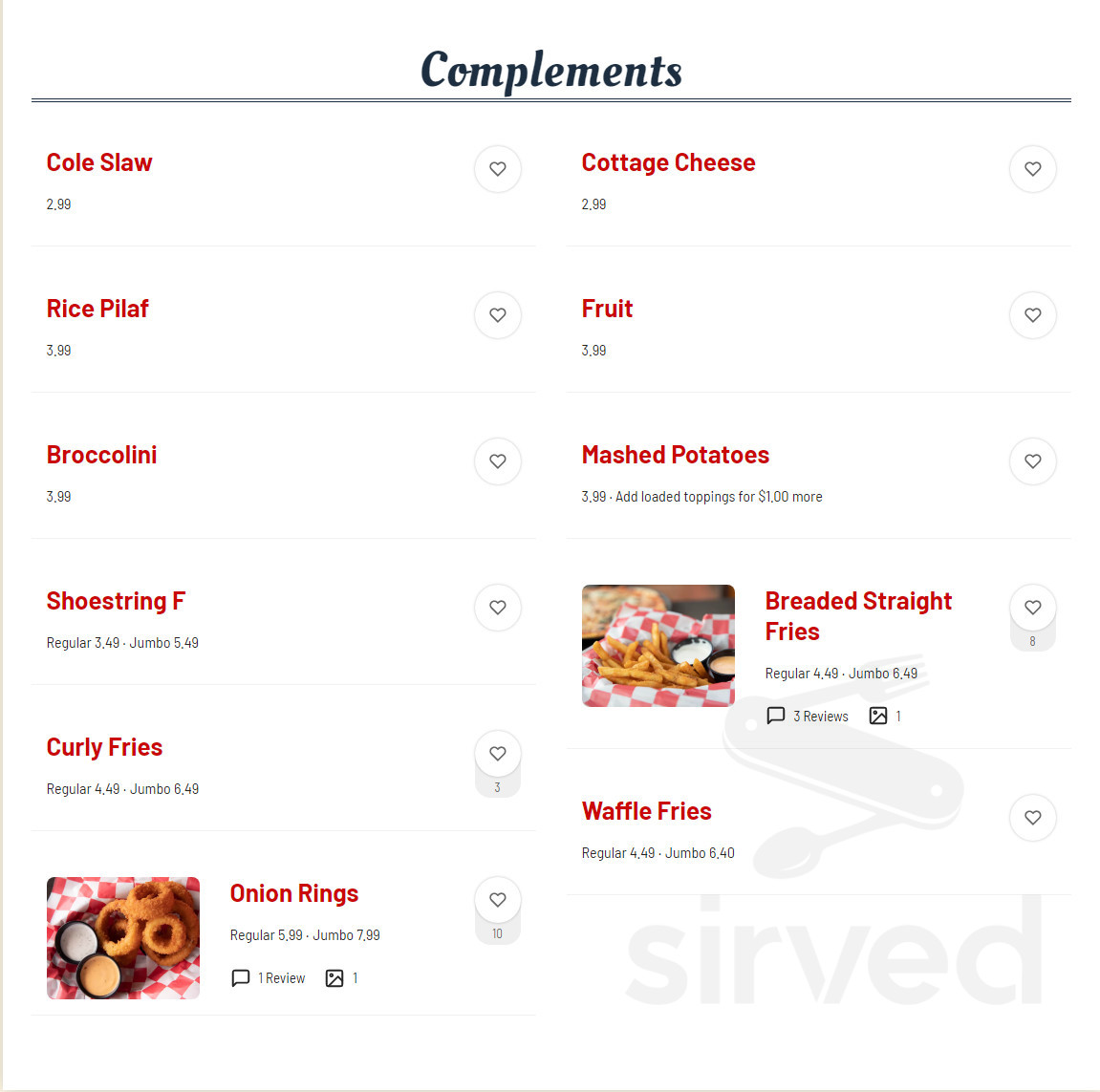 Copps Pizza menus in Papillion, Nebraska, United States