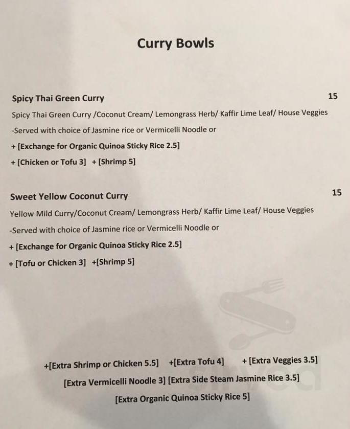 No.1 Noodle menu in Fredericton, New Brunswick, Canada