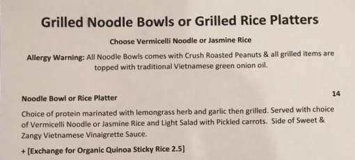 Menu for No.1 Noodle in Fredericton, NB | Sirved