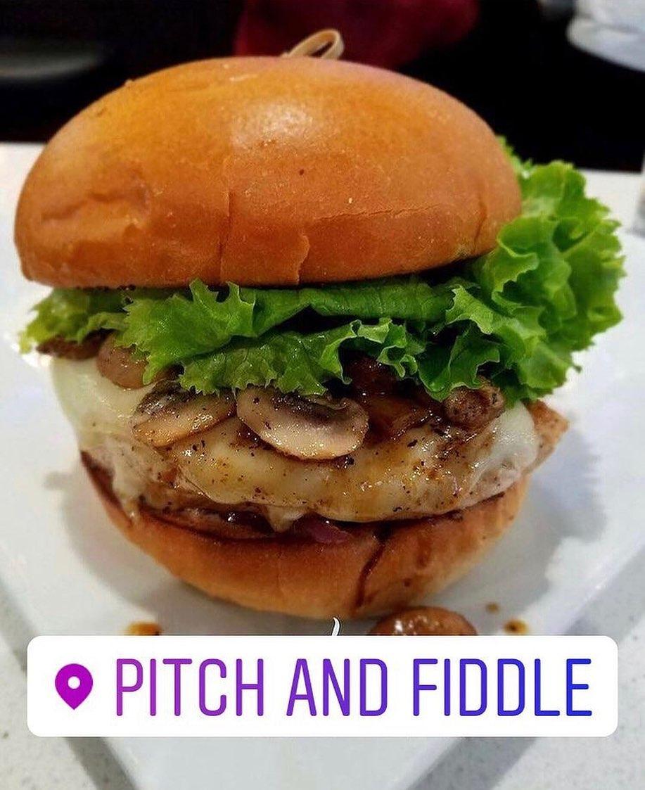 Pitch and Fiddle menu in Sacramento, California, USA