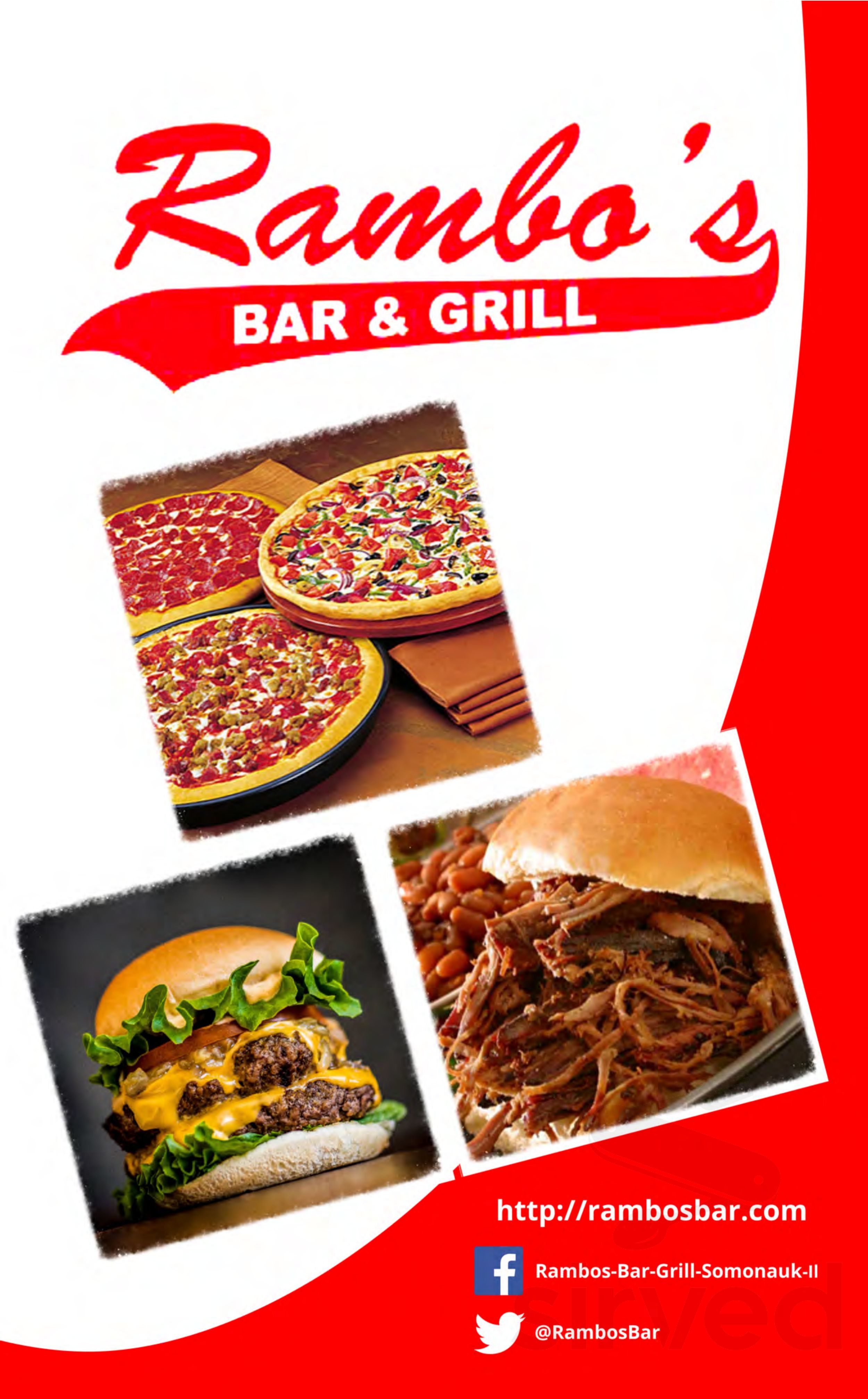 Rambo's Bar & Grill & Uncle Milty's Pizza Palace menu in Somonauk ...