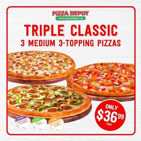 PIZZA DEPOT menu in Hamilton, Ontario, Canada