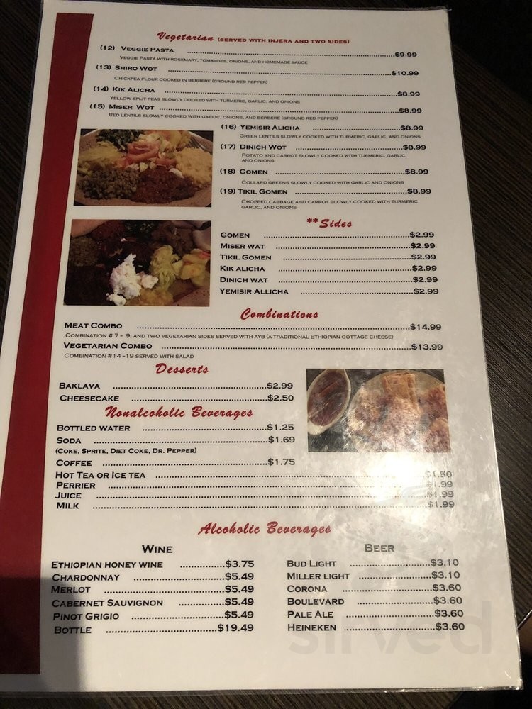 Elsa's menus in Overland Park, Kansas, United States