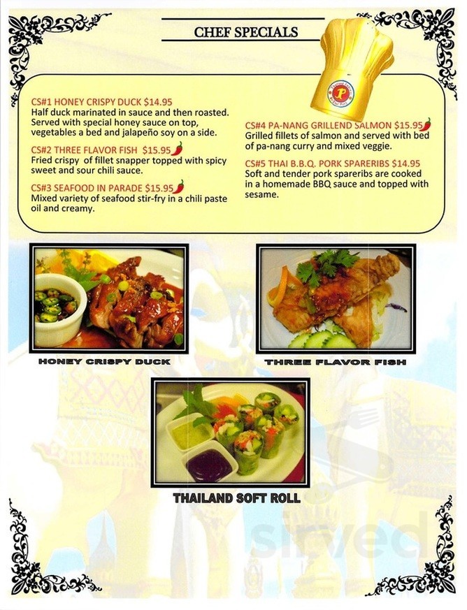 JP Thailand Express menu in Nampa, Idaho, USA