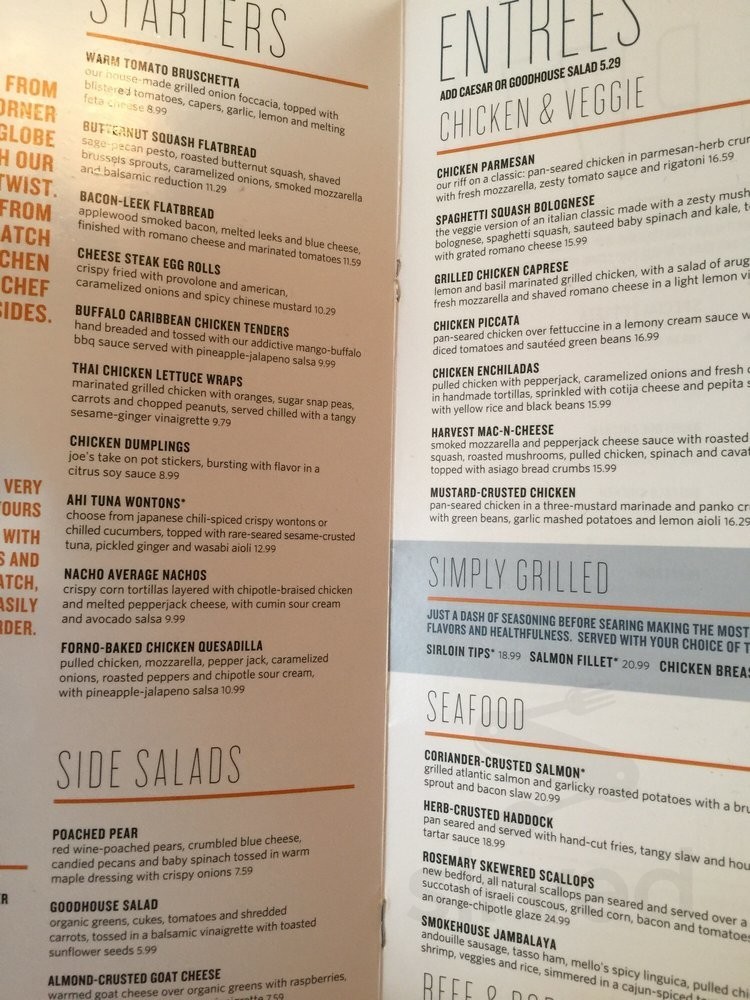 Not Your Average Joe s Menu In Arlington Massachusetts USA Not Your Average Joe s Menu In Arlington Massachusetts USA