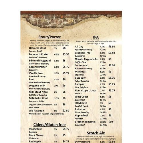 Shores Inn Food & Spirits menu in St Clair Shores, Michigan, USA