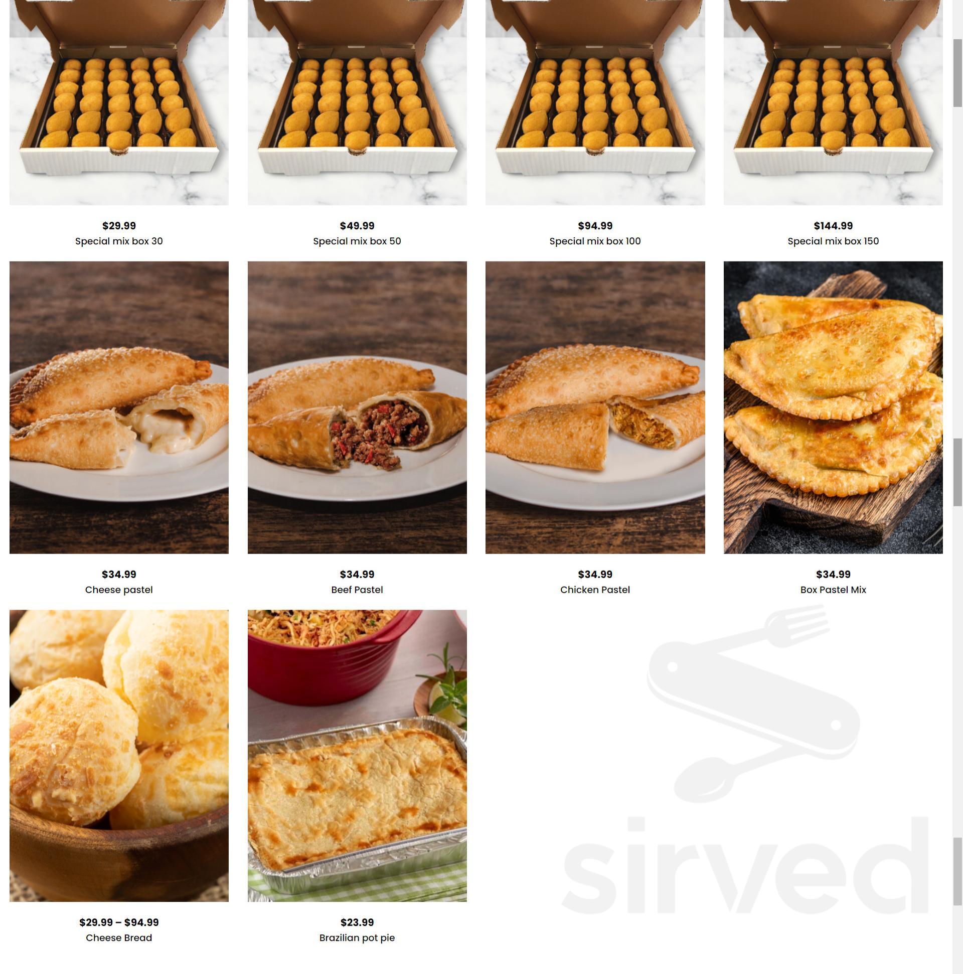 Menu - Brooklyn NY's Petisco Brazuca | Sirved