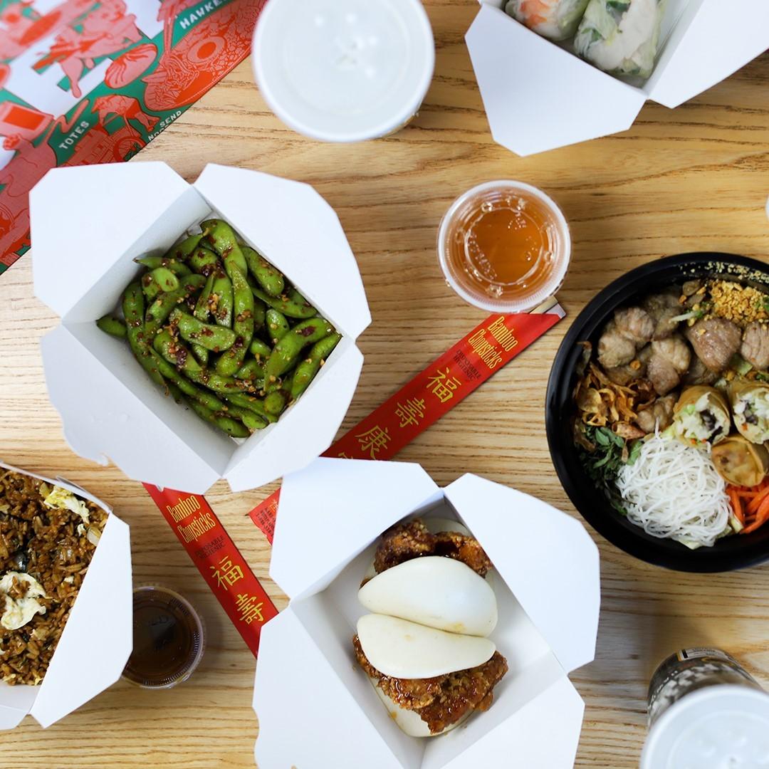 Hawkers Asian Street Food menu in Orlando, Florida, USA