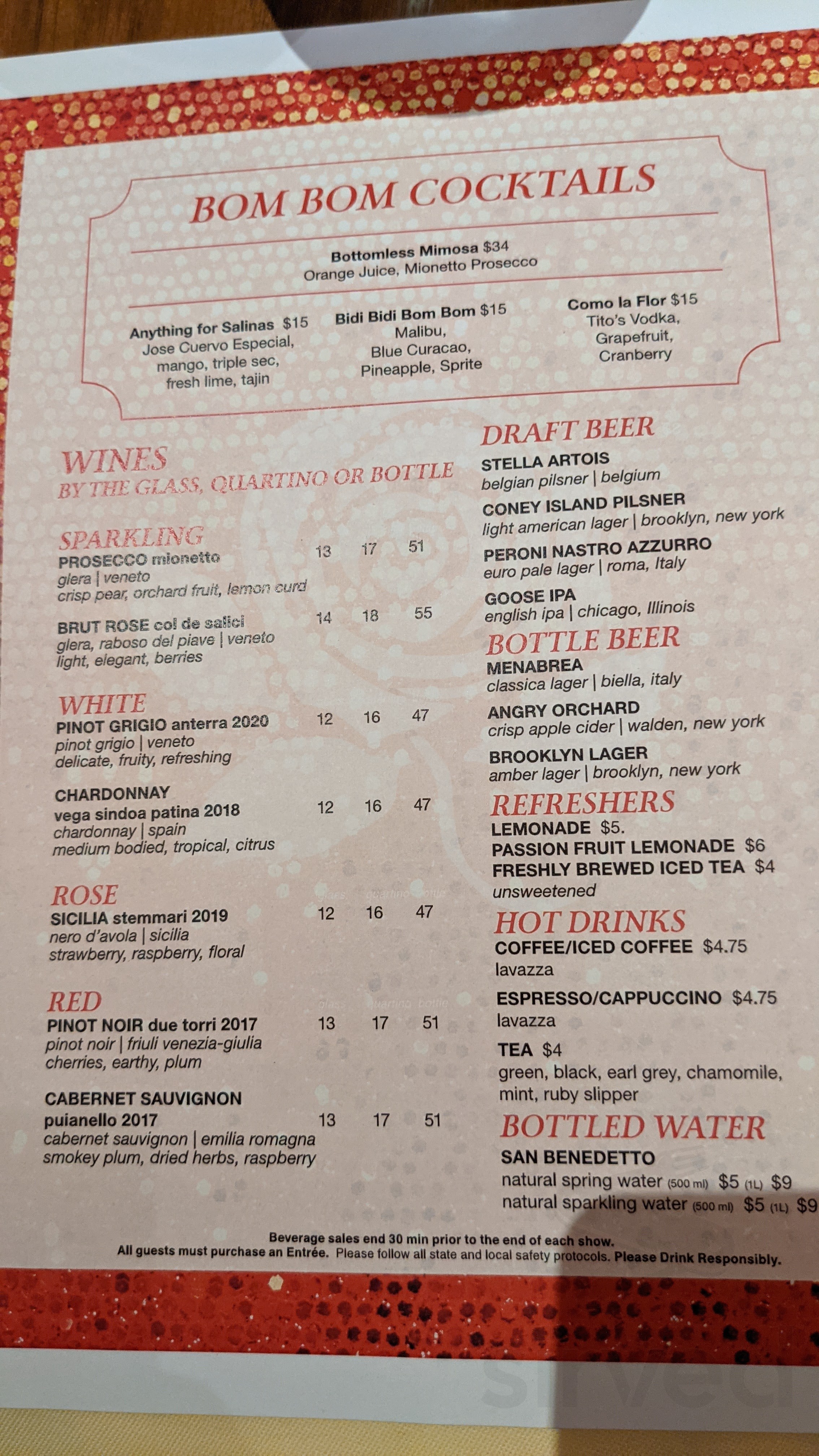 Menu - New York NY's Macy's Herald Square Café | Sirved