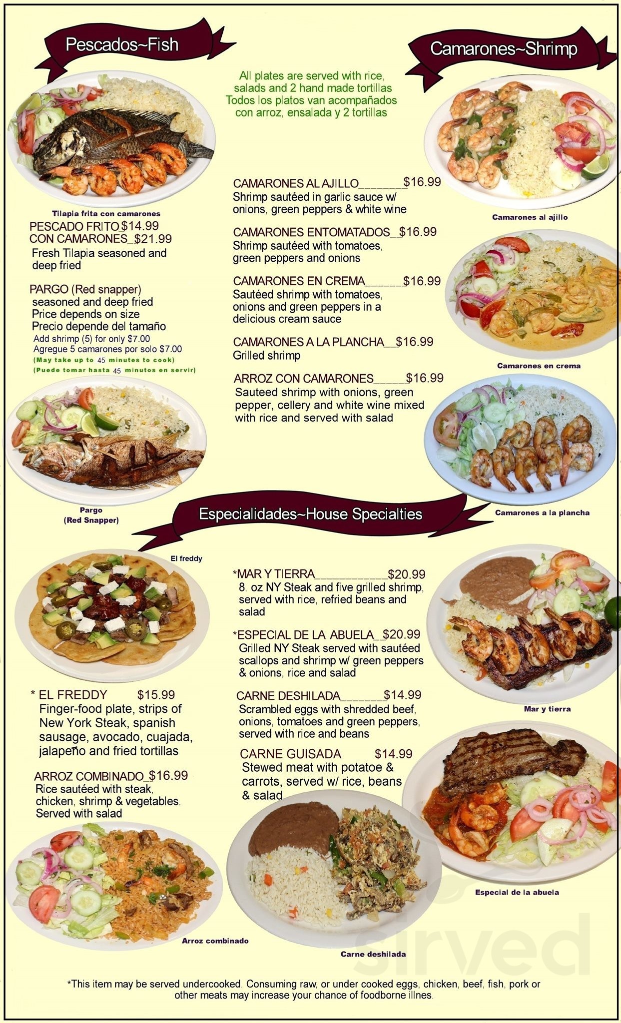 ABI RESTAURANT AND CARRY OUT menus in Alexandria, Virginia, United States