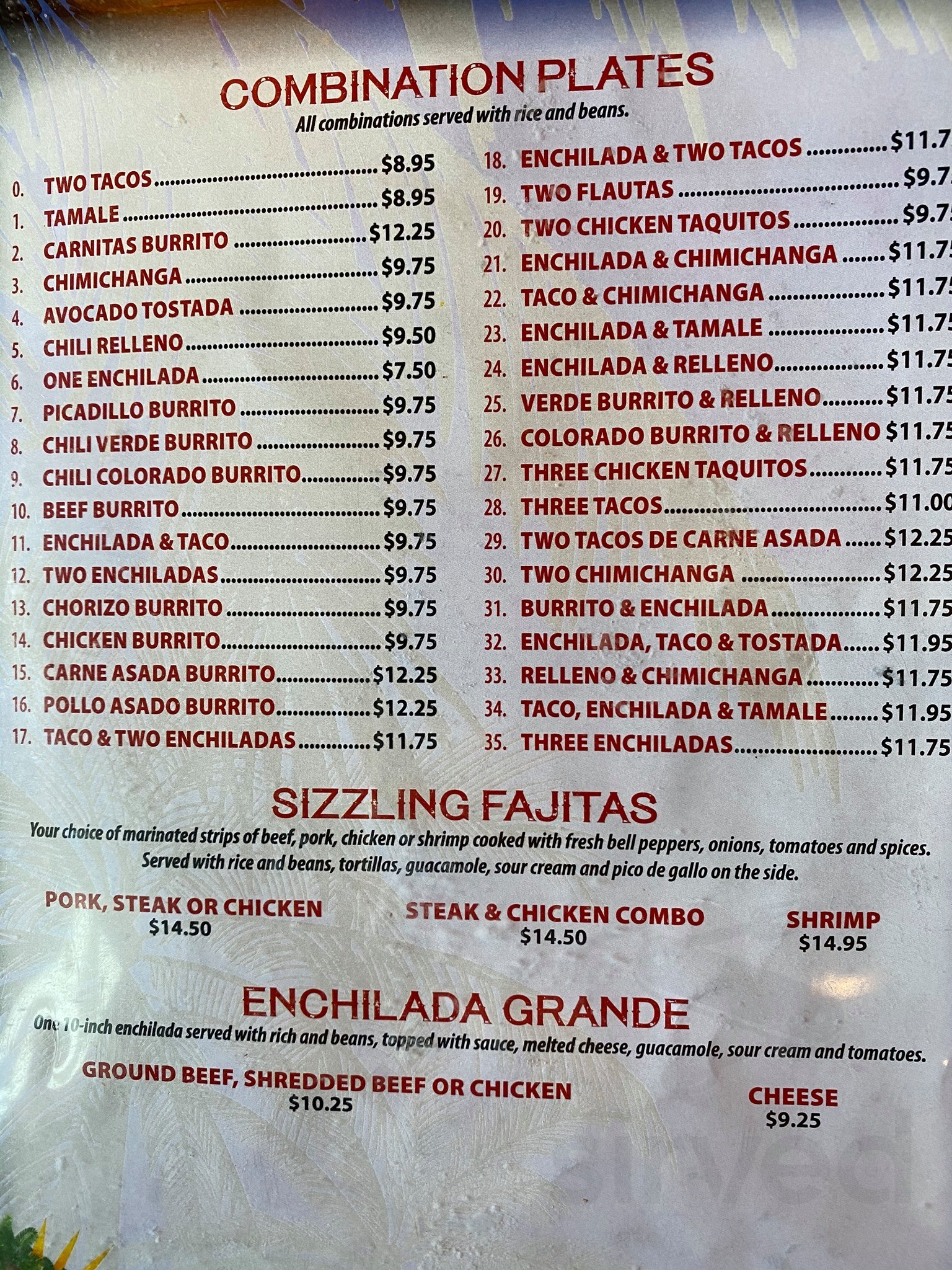 Melaque | Mexican Restaurant menu in Helena, Montana, USA