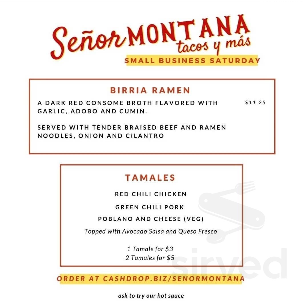 Folklore Coffee menu in Whitefish, Montana, USA