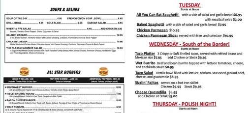 Menu for Southgate Wheat & Rye in Southgate, MI | Sirved