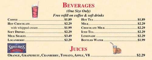 Miss Batavia Diner menu in Batavia, New York, USA