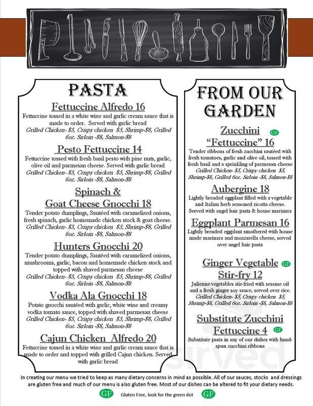 Grill 37 menu in Pomfret Center, Connecticut, USA