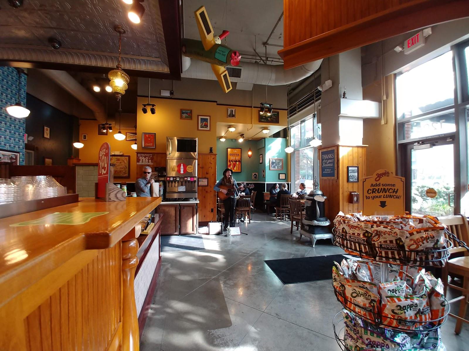 Potbelly menu in Seattle, Washington, USA