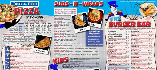 Menu for Capps Pizza in Painesville, OH | Sirved