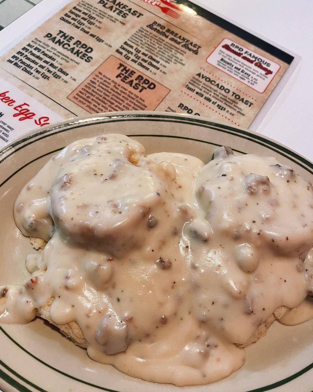 Red Plate Diner menu in Midland, Texas, USA