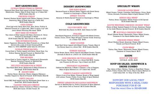 Ocala Fresh Produce & Deli menu in Ocala, Florida, USA