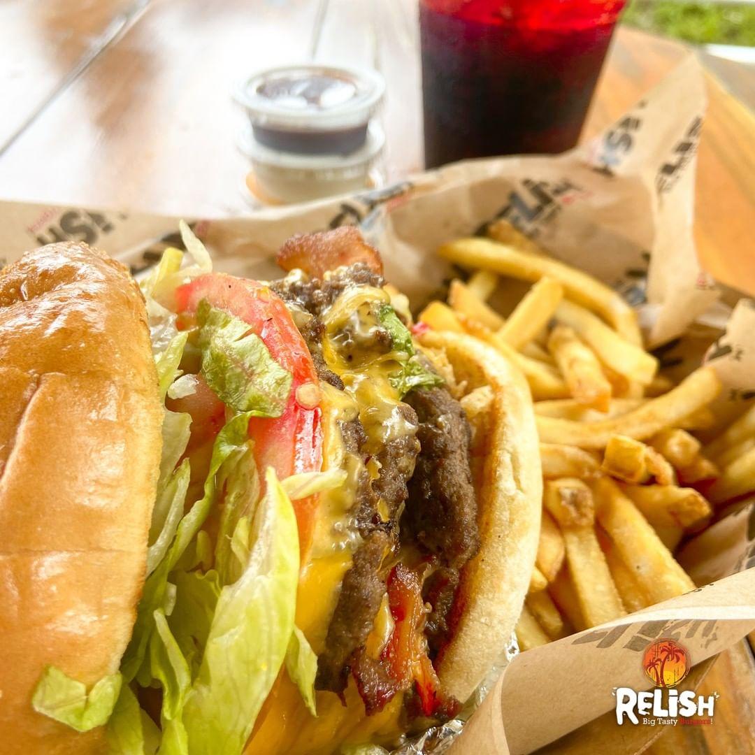 Relish menu in Gainesville, Florida, USA