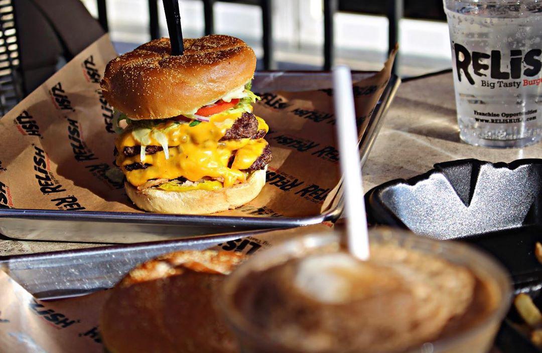 Relish menu in Gainesville, Florida, USA