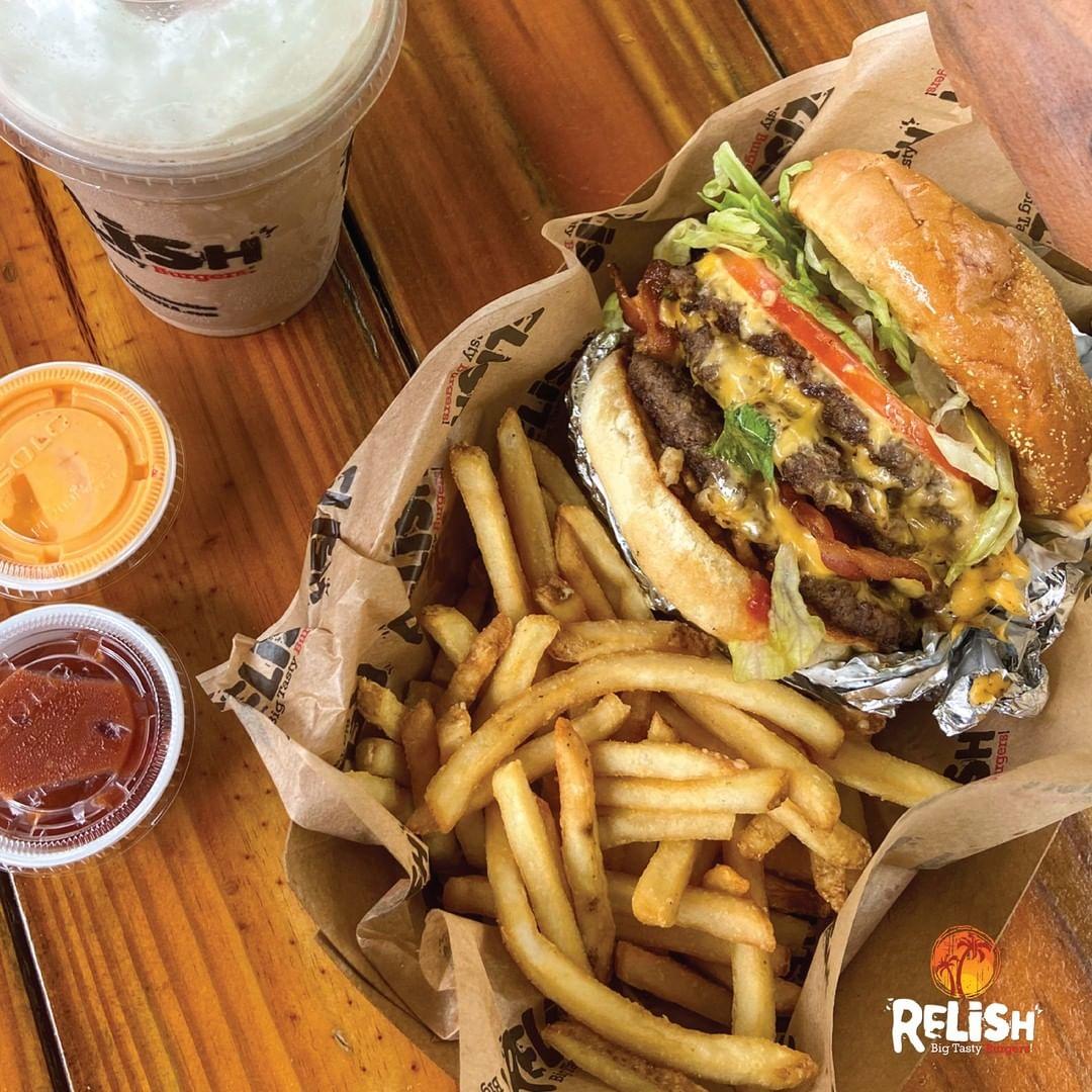 Relish menu in Gainesville, Florida, USA