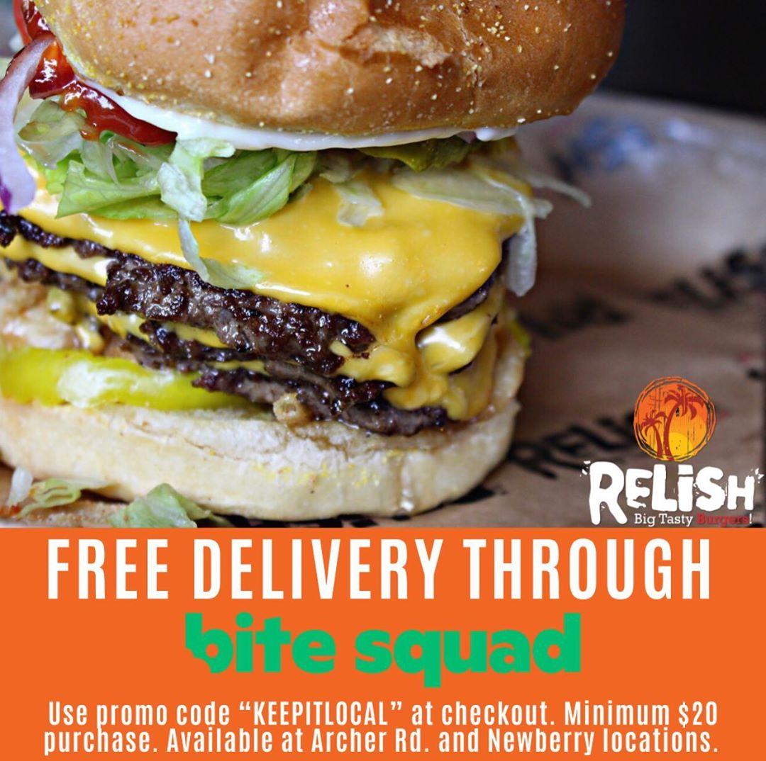 Relish - Big Tasty Burgers! menus in Jacksonville, Florida, United States