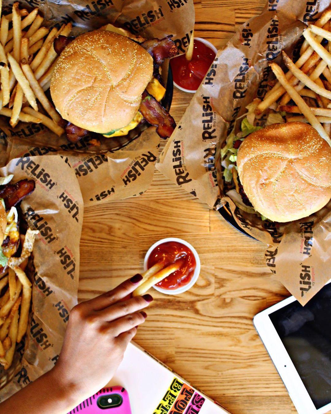 Relish menu in Gainesville, Florida, USA