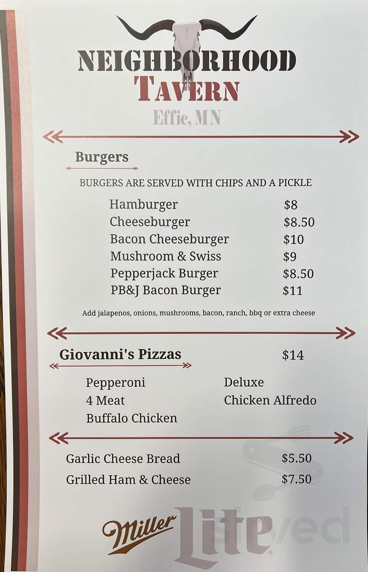 Neighborhood Tavern in Effie, Minnesota, United States