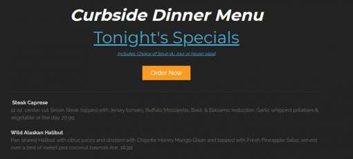 Menu for Larry's II Restaurant in Vineland, NJ | Sirved