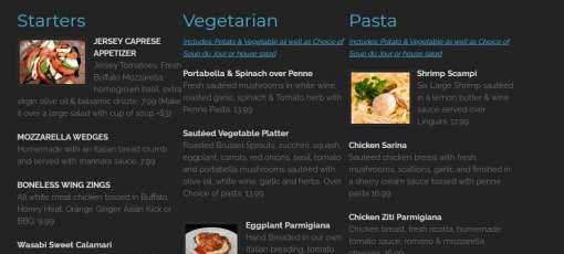 Menu for Larry's II Restaurant in Vineland, NJ | Sirved