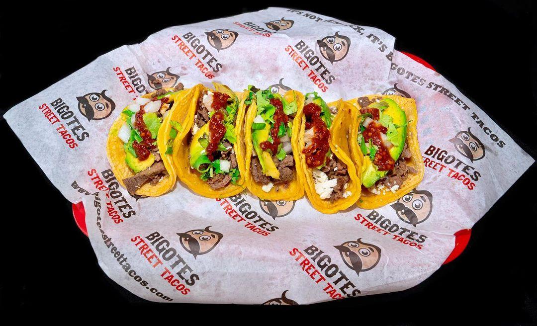 Bigotes Street Tacos menu in The Woodlands, Texas, USA