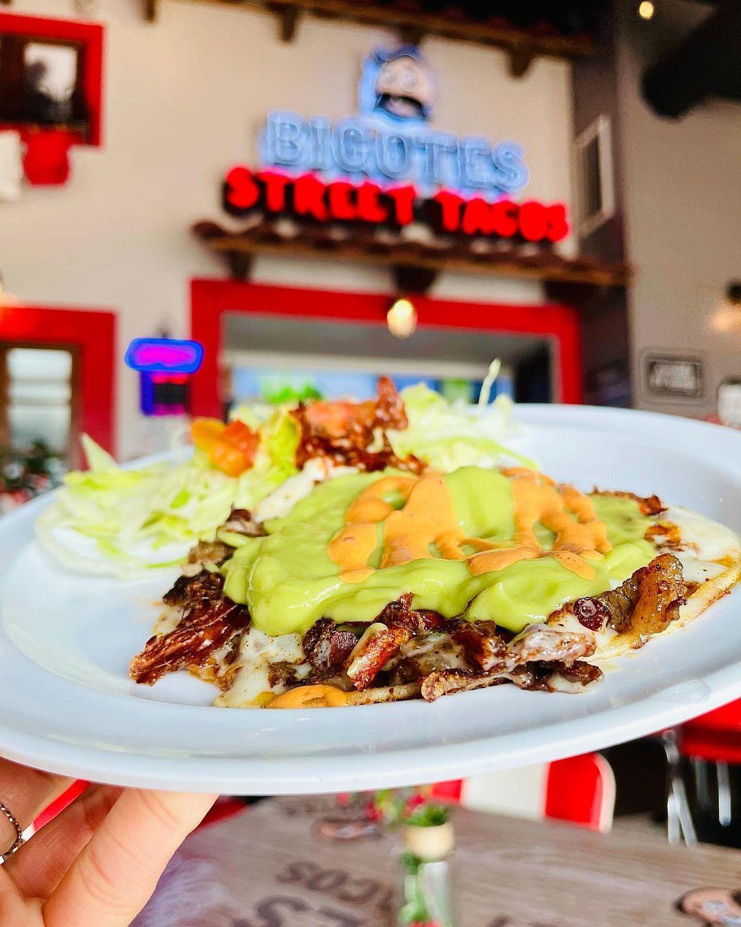 Bigotes Street Tacos menu in The Woodlands, Texas, USA