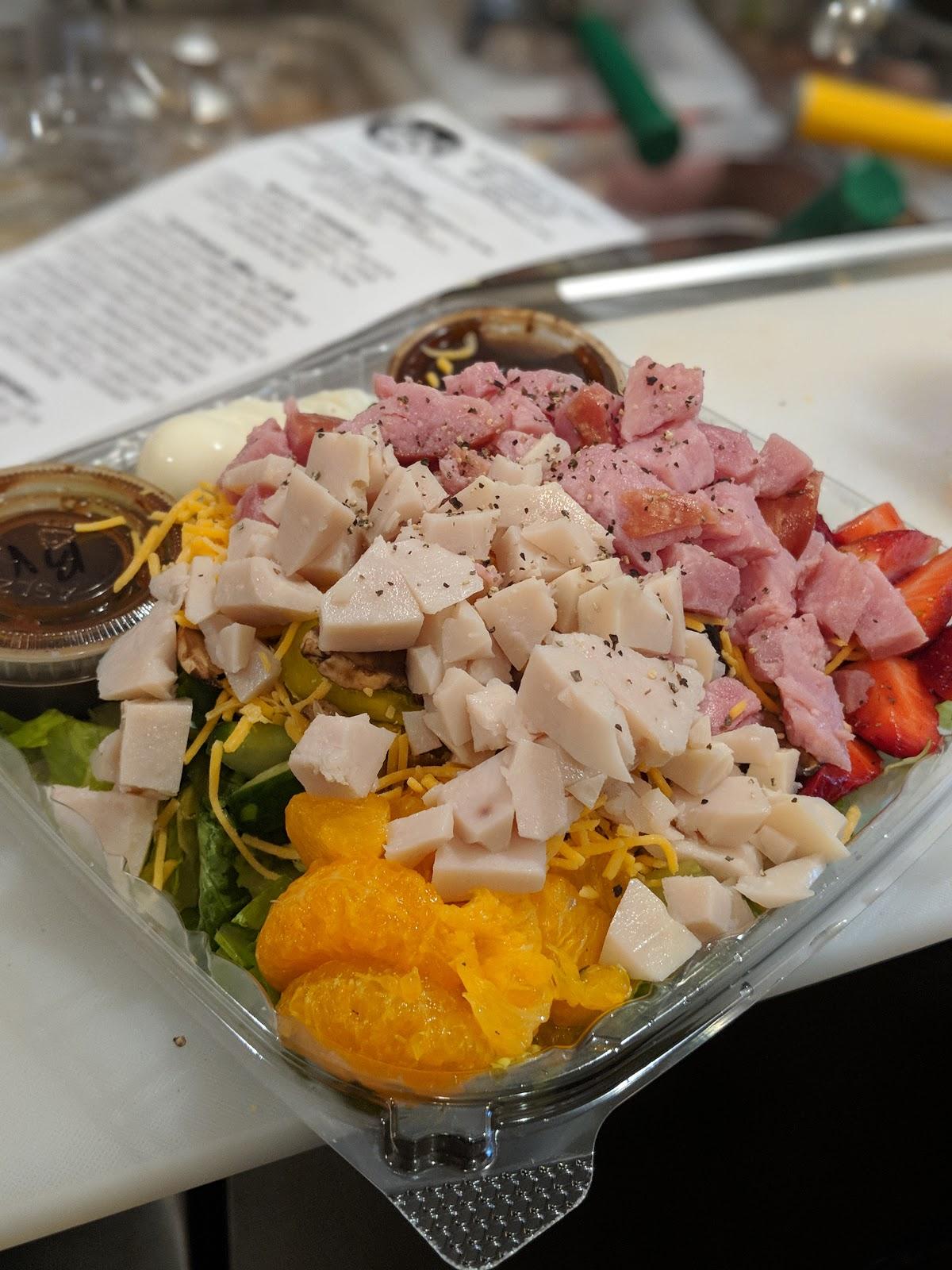 Salads 2 Go menu in Milledgeville, Georgia, USA