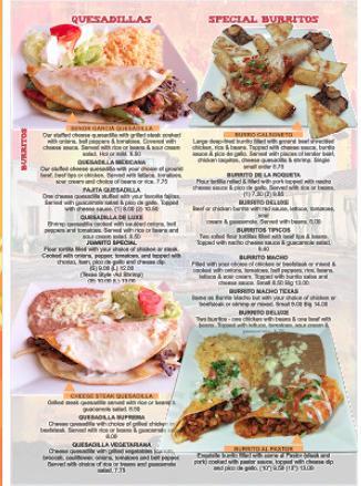 Puerto Nuevo Mexican Restaurant menus in Westminster, South Carolina ...