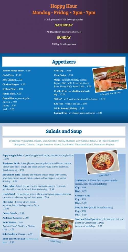 Southgate Grill menu in Berlin, Maryland, USA