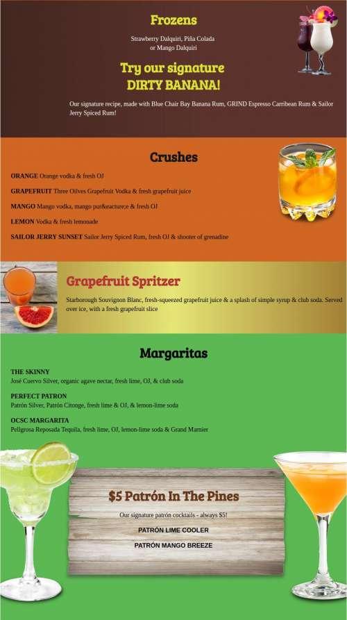 Southgate Grill menu in Berlin, Maryland, USA