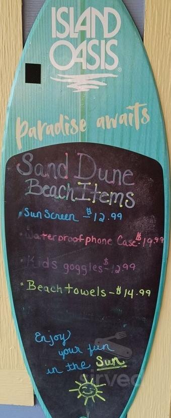 Sand Dune Cafe menu in Jensen Beach, Florida, USA