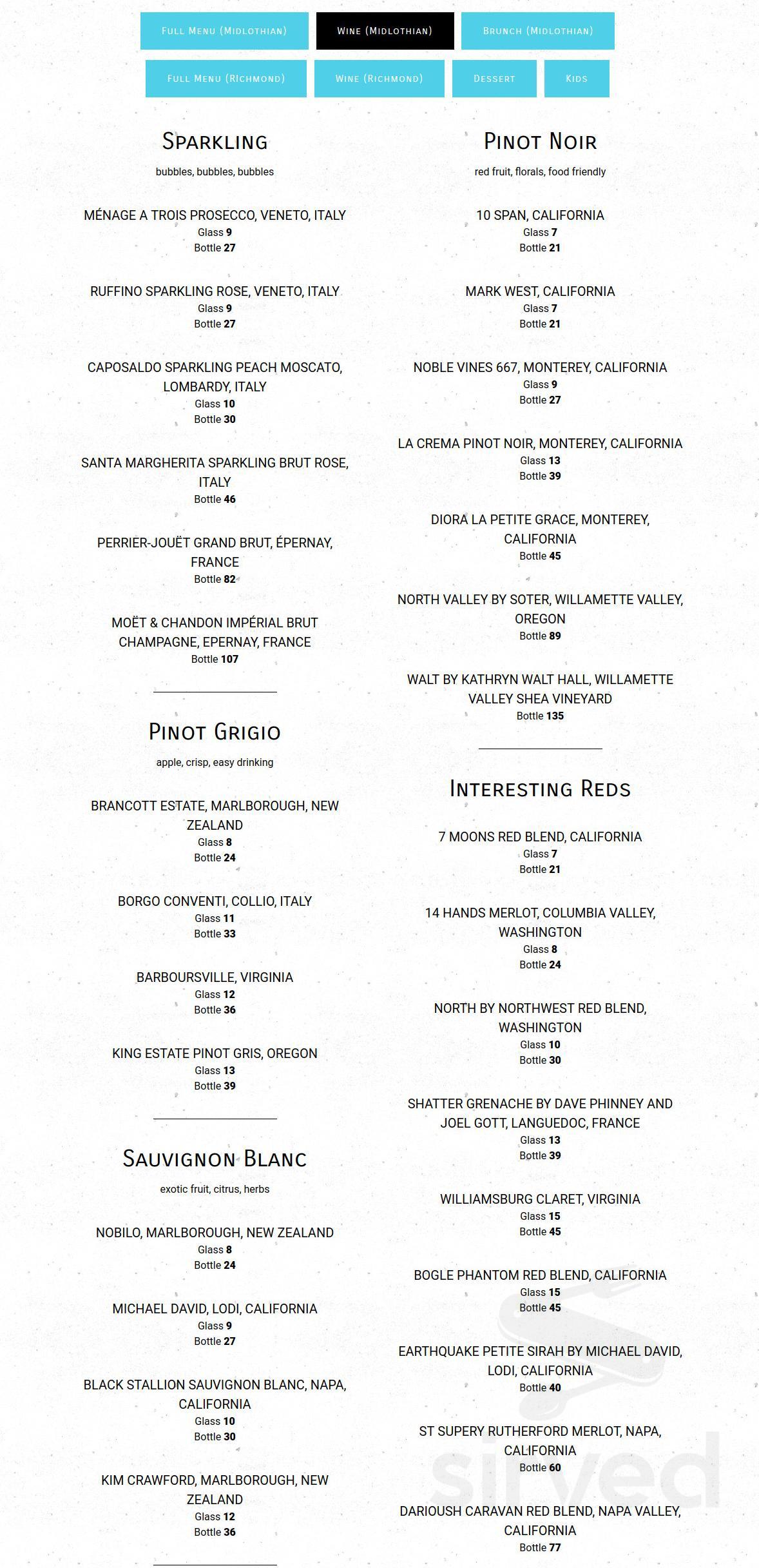 Latitude Seafood Co. Midlothian menus in Midlothian, Virginia, United ...
