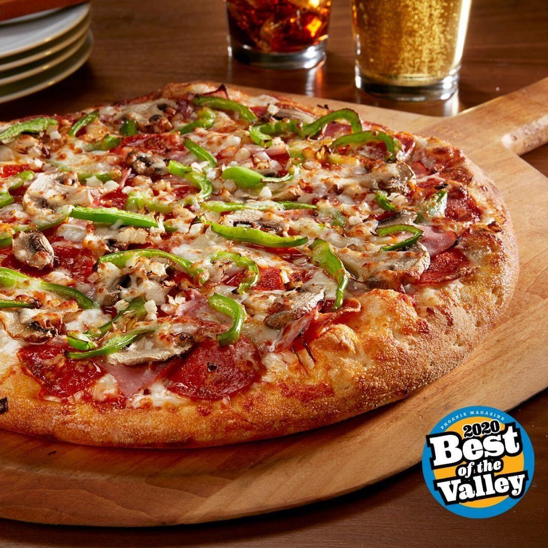 Barro's Pizza menu in Glendale, Arizona, USA