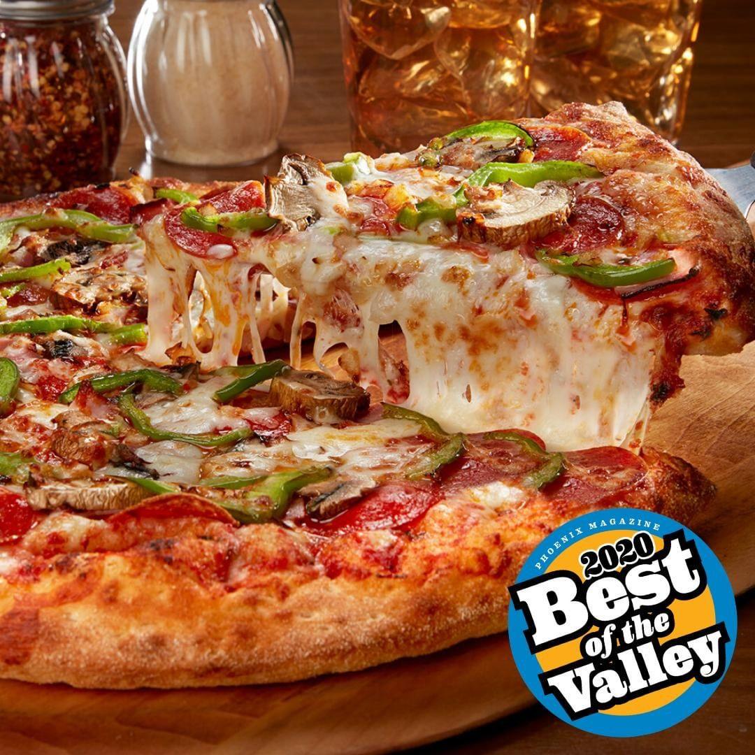 Barro's Pizza menu in Glendale, Arizona, USA