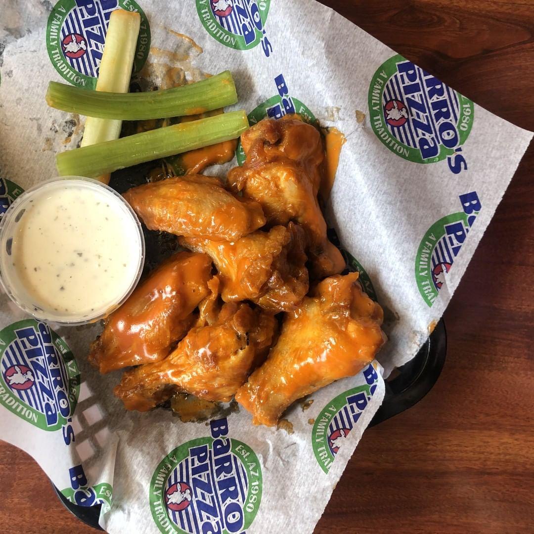 Barro's Pizza menu in Tucson, Arizona, USA