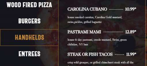 Menu for Hickory Social House in Hickory, NC | Sirved