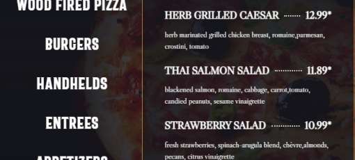 Menu for Hickory Social House in Hickory, NC | Sirved