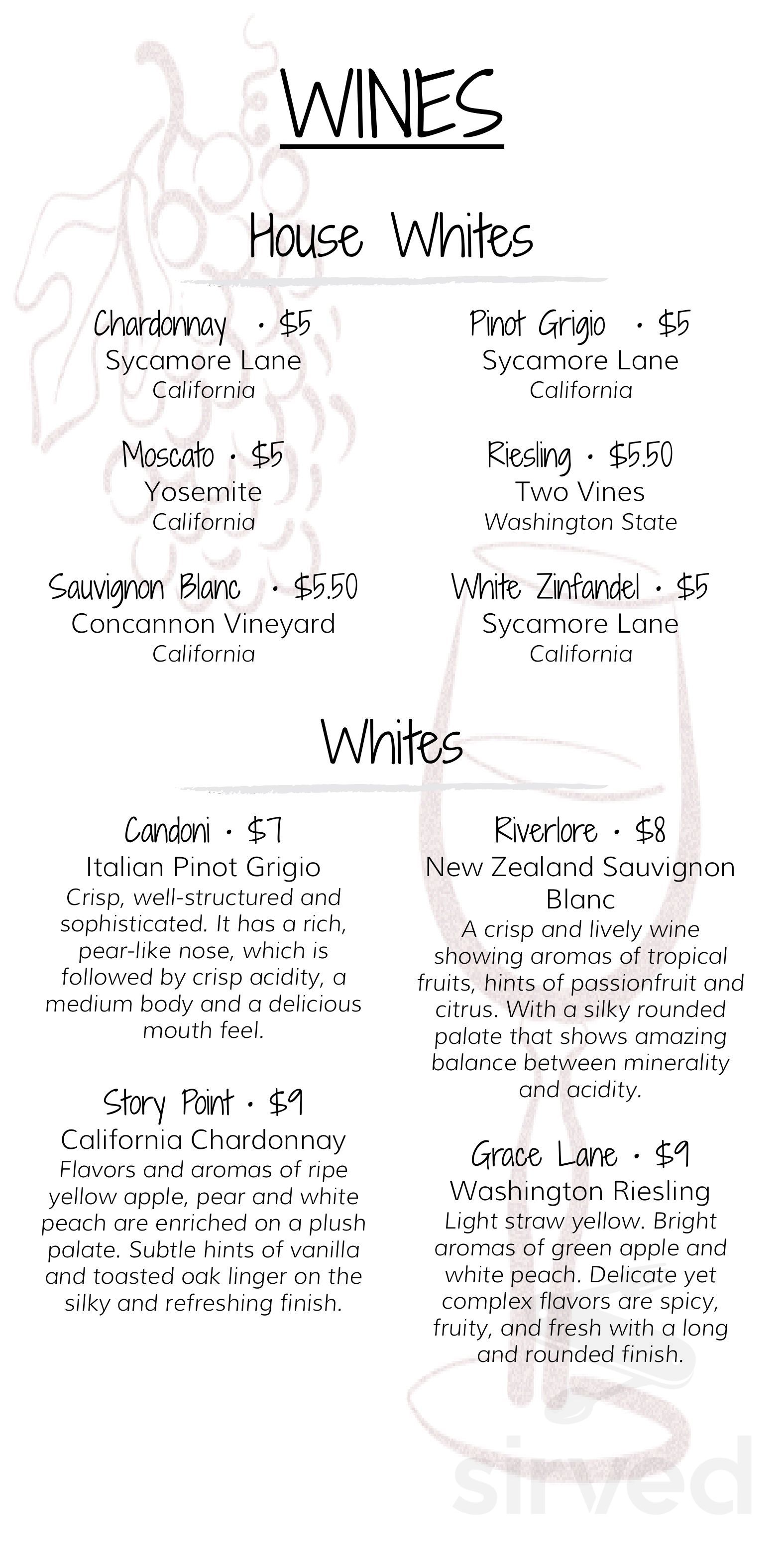 David Alan Alan's Smokehouse & Saloon menus in Mukwonago, Wisconsin ...