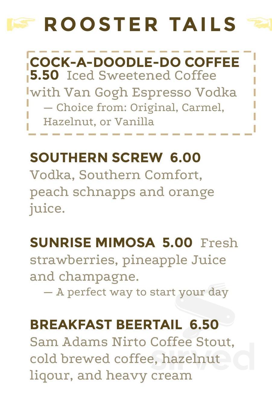 Menu for David Alan Alan's Smokehouse & Saloon in Mukwonago, WI | Sirved