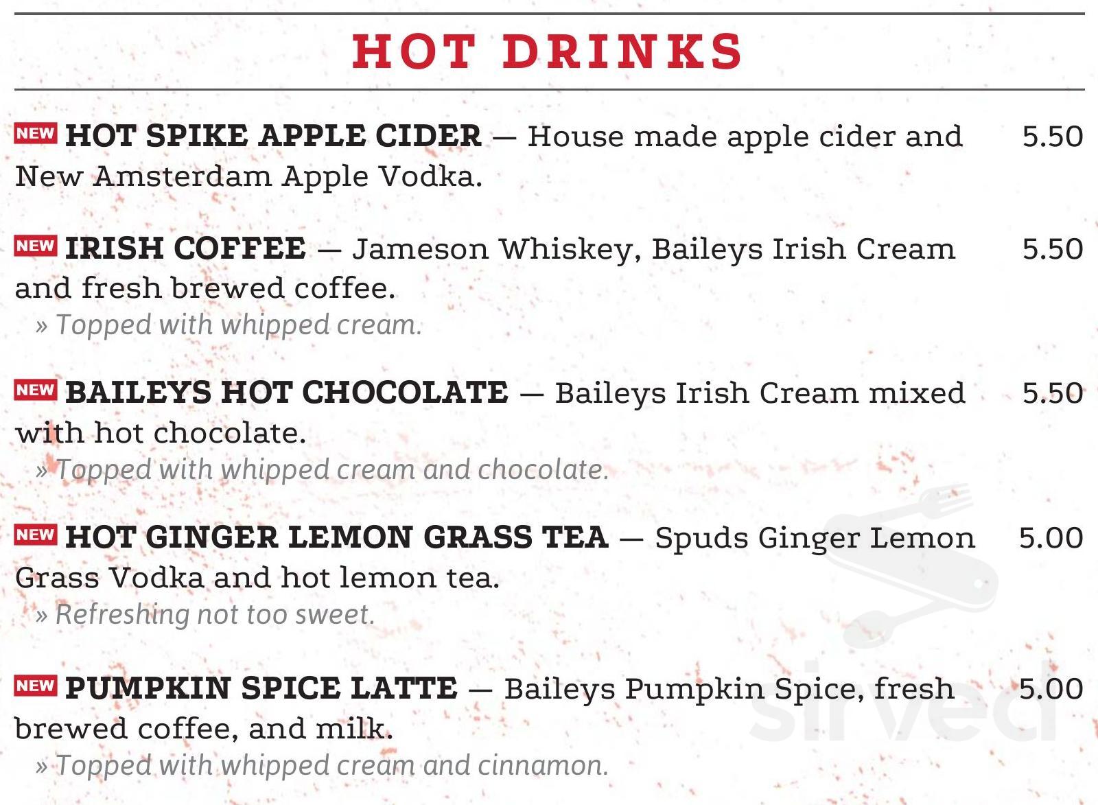 David Alan Alan's Smokehouse & Saloon menus in Mukwonago, Wisconsin ...