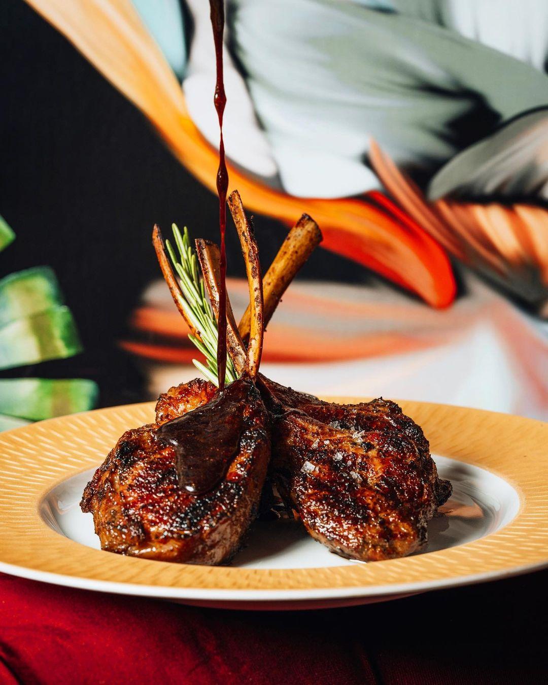Papi Steak menu in Miami Beach, Florida, USA